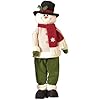 Amazon.com: Collections Etc Standing Snowman with Extendable Legs ...