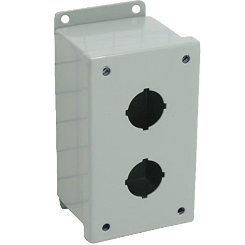 Wiegmann PB2 Push Button Enclosure 14 Gauge Steel ANSI 61 Gray For ...