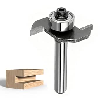 2mm T Slot Router Bit 1/4" Shank 3/32" Slot Cutter Bit Biscuit Jointer ...