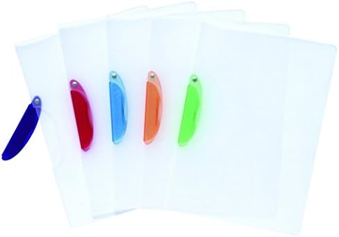 Exacompta - Ref. 47600E - Pack of 5 presentation folders in semi-rigid ...