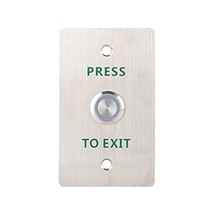 Push Button Metal Access Switch, Stainless Steel Door Metal Push ...