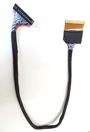 acce & peri® 30 PIN FLAT FFC LVDS CABLE to CONNECTOR FOR HD LCD LED DISPLAY - item as per image ...