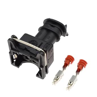 ImBros 1-20Set 2 Pin/Way EV1 Junior Power Timer JPT Jetronic Kits Fuel Injector Plug Connector ...