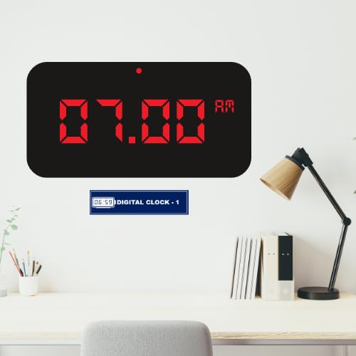 5S Digital Clock Identification Stickers | 5S essentials | Set of 1 to ...