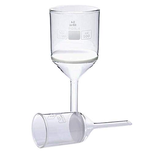 Isolab 043.01.504 Borosilicate Glass Gooch Funnel with Sintered Glass ...