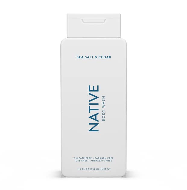 Amazon.com : Native Sea Salt & Cedar Body Wash - 18oz, Pack of 2 ...