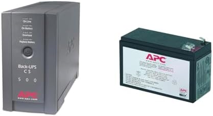 Amazon.com: APC 500VA Battery Backup Surge Protector and Replacement ...