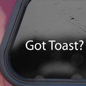 Amazon.com: Got Toast? White Sticker Decal Fits Scion Xb Honda Element ...