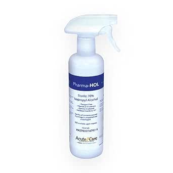 Pharma-Hol Sterile 70% Isopropyl Alcohol, 9 16oz Spray Bottles, 70% IPA ...