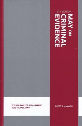 May on Criminal Evidence: Amazon.co.uk: Powles, Steven, Waine, Lydia ...