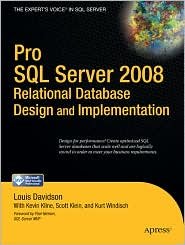 Pro SQL Server 2008 Relational Database Design and Implementation 1st (first) edition Text Only ...