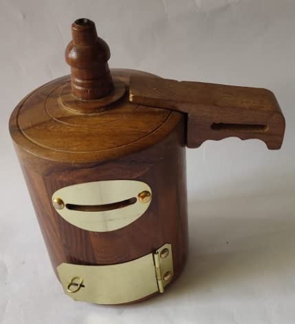 BRAC - Wooden Money Bank / Gullak / Money Box - Cooker Shape : Amazon ...