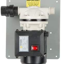 Amazon.com : TITAN TD-12V Pump, 10'/4' Hose, SS Auto Nozzle, with Hose ...