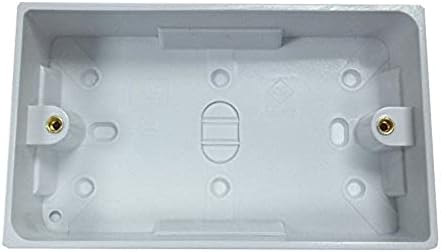 Merriway BH04175 Moulded Surface Pattress Back Box 1-Gang 35mm (1.3/8 ...