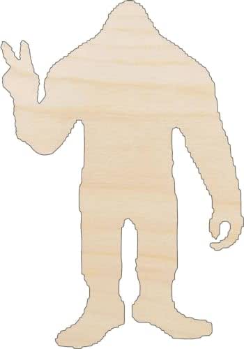 Amazon.com: Bigfoot - Laser Cut Out Unfinished Wood Craft Shape MYTH132 ...