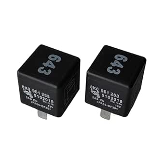 Amazon.com: 2pcs 8K0 951 253 12VDC 50A 4Pins Automotive Relay #643 ...