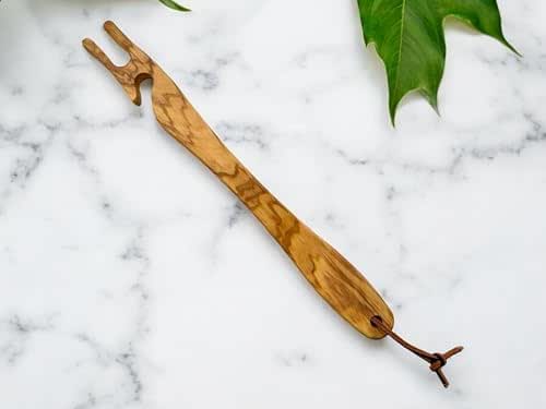 Amazon.com: Olive Wood Oven Rack Push Pull Stick with Magnet : Home ...