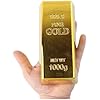 Glixoft 3 Pcs Realistic Gold Bar Fake Gold Bullion Gold Bar Paper ...