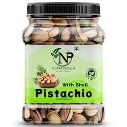 Fresh Whole Roasted Salted Pistachios | Salted Pista with Shell (1 Kg ...