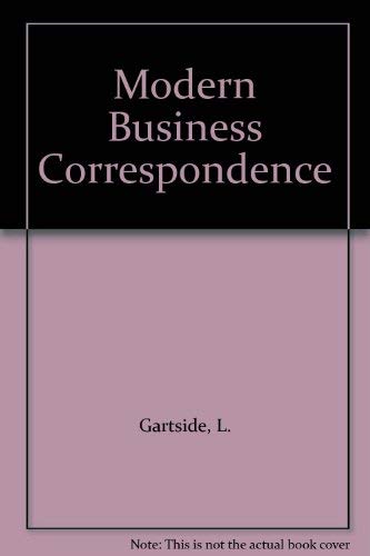 Buy Modern Business Correspondence Book Online at Low Prices in India ...