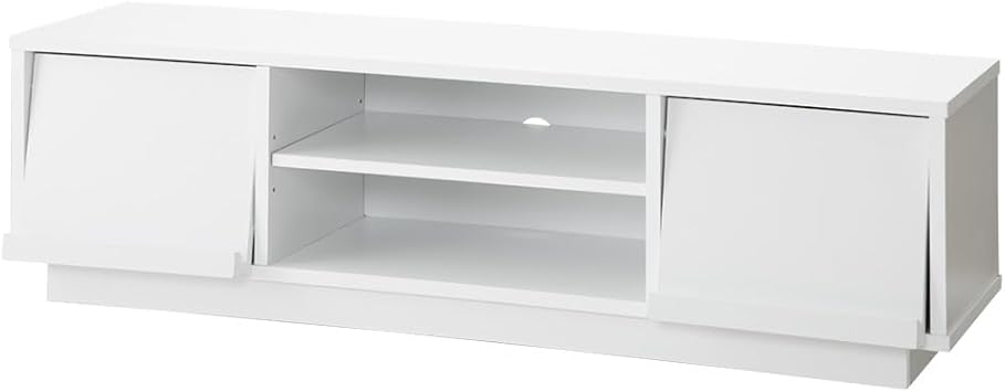 Amazon｜リコメン堂 テレビ台 テレビボード フラップ扉 120幅 キャスター付き TV台 TVボード 木製 ローボード リビングボード ...