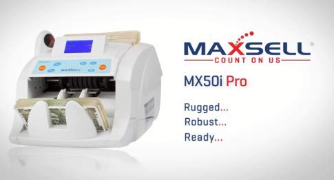 MAXSELL MX50I PRO Note/Money Counting Machine with Fake Note Detection ...