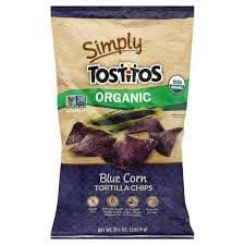 Tostitos Organic Blue Corn Tortilla Chips with Sea Salt 255g : Amazon ...