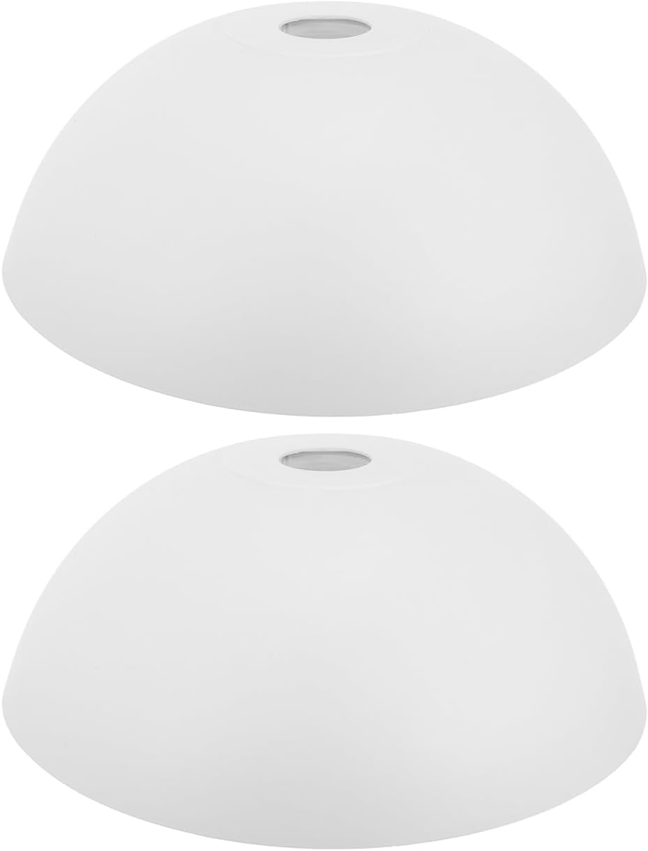 Yardenfun 2pcs Plastic Lampshade Bowl Light Shade Cover 11inch Mushroom ...