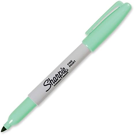 Amazon.com: SHARPIE Fine Point Permanent Markers, Mint, 1 Count ...