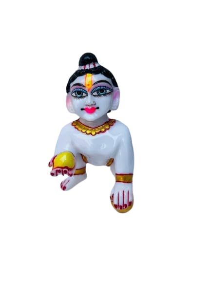 Buy M/S Interior Laadu Gopal Murti | Figurine Marble Statue | Laddu ...
