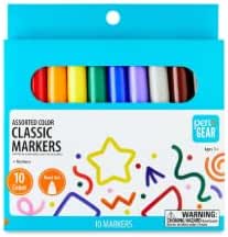 Amazon.com: Classic Broad Point Markers, Assorted Colors, 10 Count Pack ...