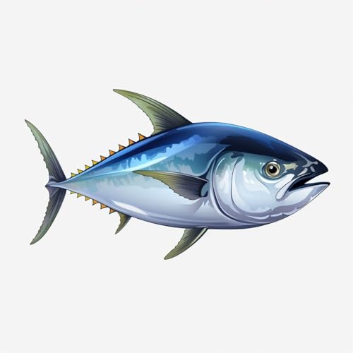 Amazon.com: YELLOWFIN TUNA FISH FISHING CAR Truck Boat Window BUMPER ...
