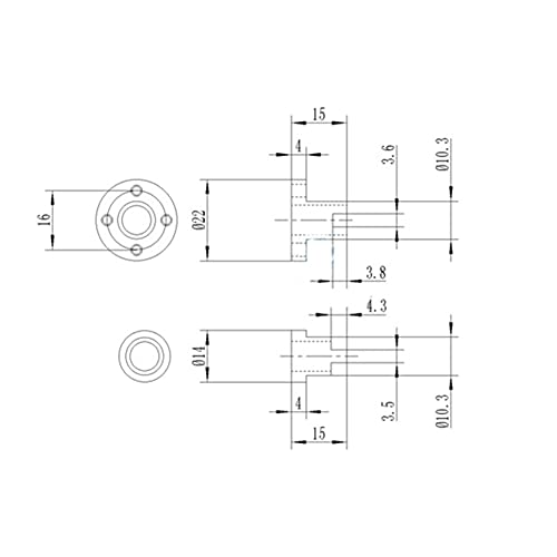 Snapklik.com : Set Of 2 T8 Anti Backlash Spring Nuts For Lead 2mm Acme ...