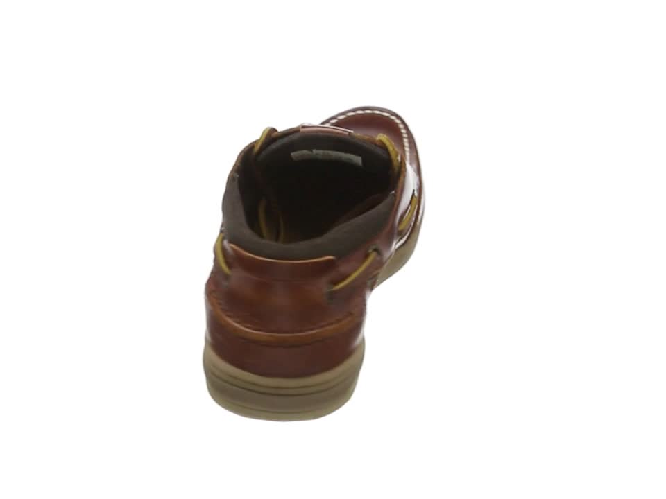 Watch Chatham Men's Buton G2 Boat Shoe, Red Brown on Amazon Live