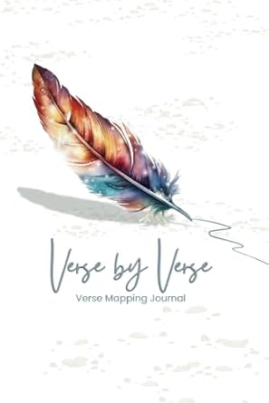 Verse Mapping Journal Verse By Verse: 6X9 Guided Bible Verse Mapping ...