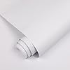 Abyssaly White Contact Paper Peel and Stick Wallpaper Matte White ...