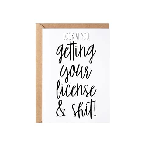 Amazon.com: New Driver Gift, Card | Funny New To Driving ...