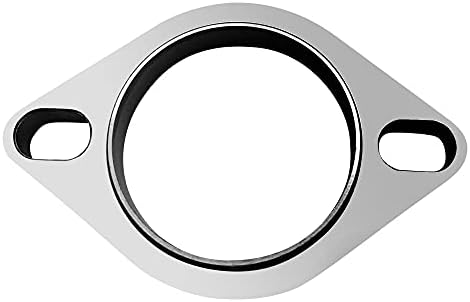 Amazon.com: Kashaipu Exhaust 3" Exhaust Collector Flange Oval 2-Bolts ...