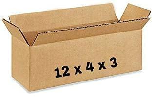 Anmol Packaging 3 Ply Brown Corrugated Box_Packing box Size: 12X4X3 ...