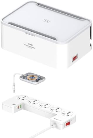 T Teclusive 2500W Power Strip Extension Box with 30W Type C USB Ports ...