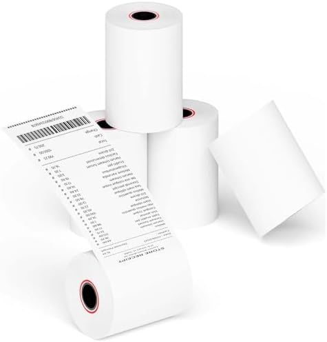 10 Rolls 2 1/4" x 50' Thermal Paper Receipt Rolls 2.25in x 50ft Cash ...