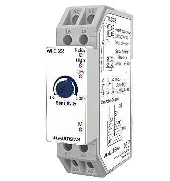 MULTISPAN WLC-22 WATER LEVEL CONTROLLER WITH 3 NOS SENSOR PROBES ...