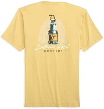 Southern Point Co. Bottled Greyton 100% Cotton Short Sleeve Pocket T ...