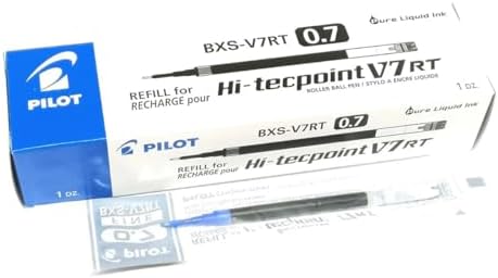 MADHAVI STATIONERS BXS-V7RT 0.7 Refill for Pilot Hi-Tecpoint V7 RT ...