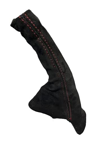 Amazon.com: Leather & Suede Console Armrest Shift & Handbrake Boot ...