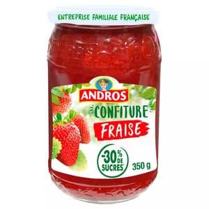 Amazon.com: Andros Confiture Fraise Allegee 350g (Andros Strawberry Jam ...