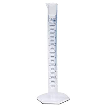 10ml Graduated Measuring Cylinder, PP Material, Autoclavable, Blue Printed Graduation. Karter ...