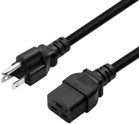 Amazon.com: JORINDO Nema 5-15P to IEC320 C19 Power Cable, 15A-16A/125V ...