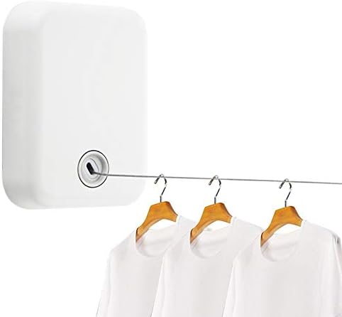 Retractable Clothesline Indoor Heavy Duty, Adjustable Clothing Rope ...