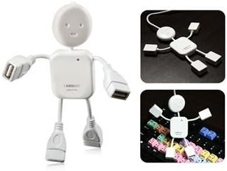 Amazon.com: Little Human Being Shaped 4 Ports USB Hub (White) : Electronics